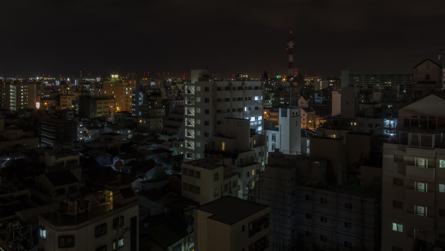 Osaka Rooftopping - Nishinari at Night - Japan - Finding Midnight